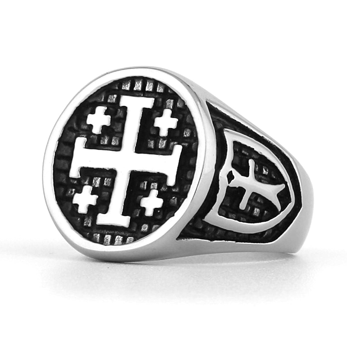 Gothic Religious Cross Ring – Keevip